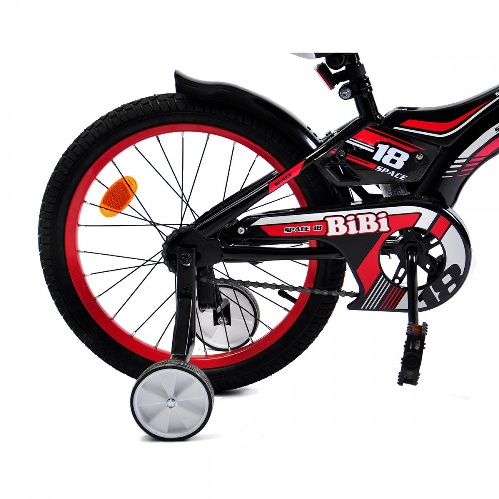 Детский велосипед Bibi Space 18" Black/Red - YellowBike